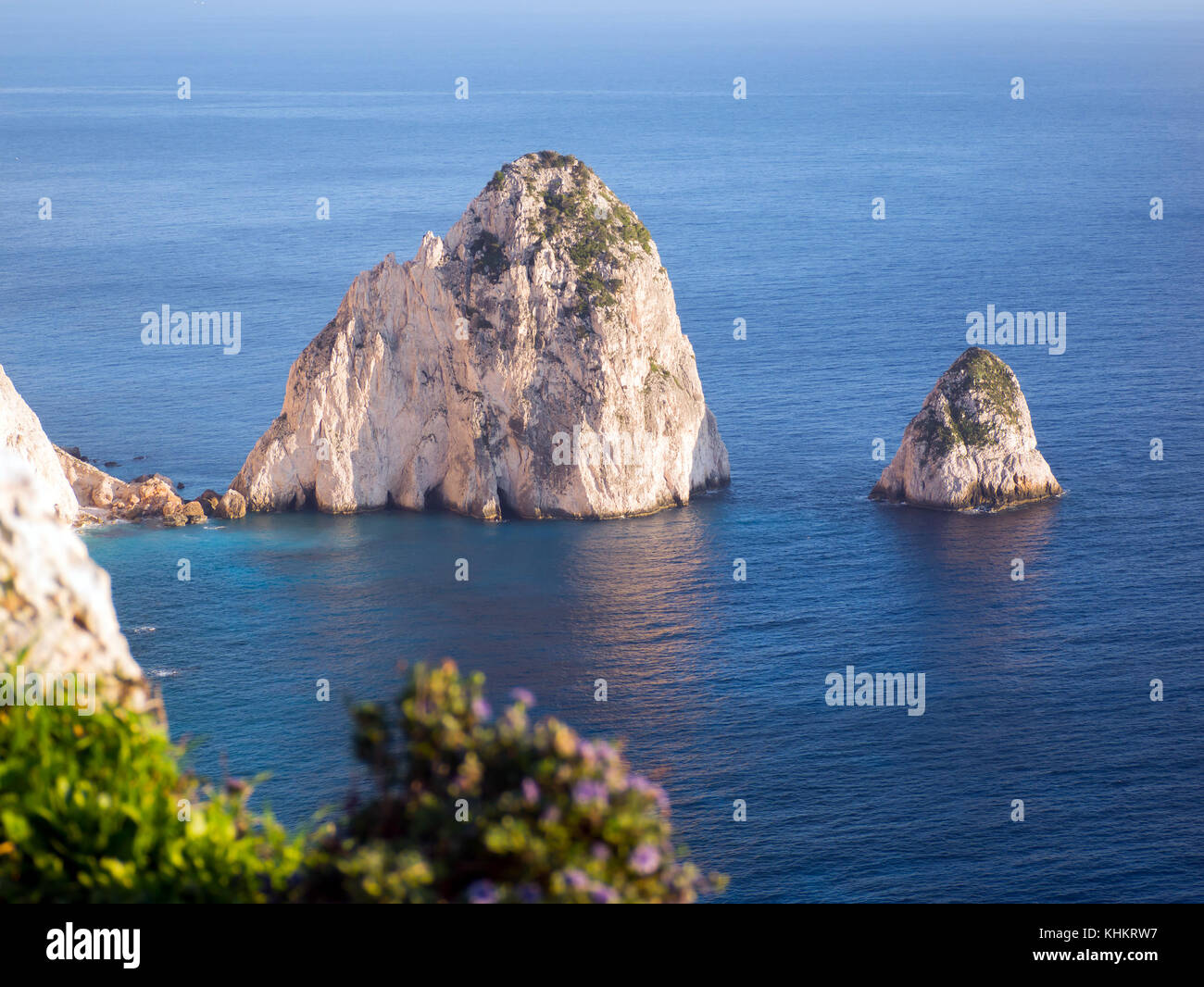 landscape of the beautiful island of Zante in Greece Stock Photo - Alamy