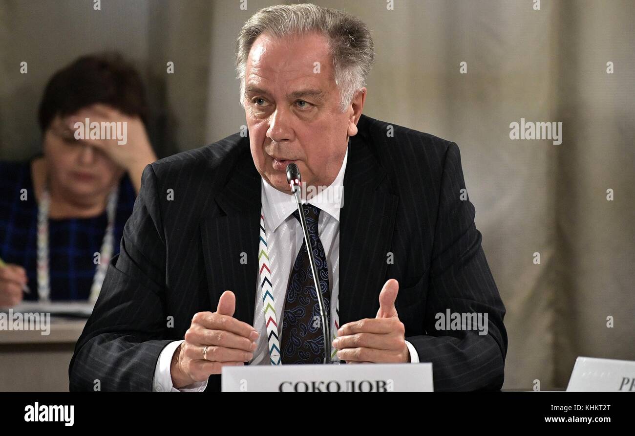 Rector of the Tchaikovsky Moscow State Conservatory Alexander Sokolov ...