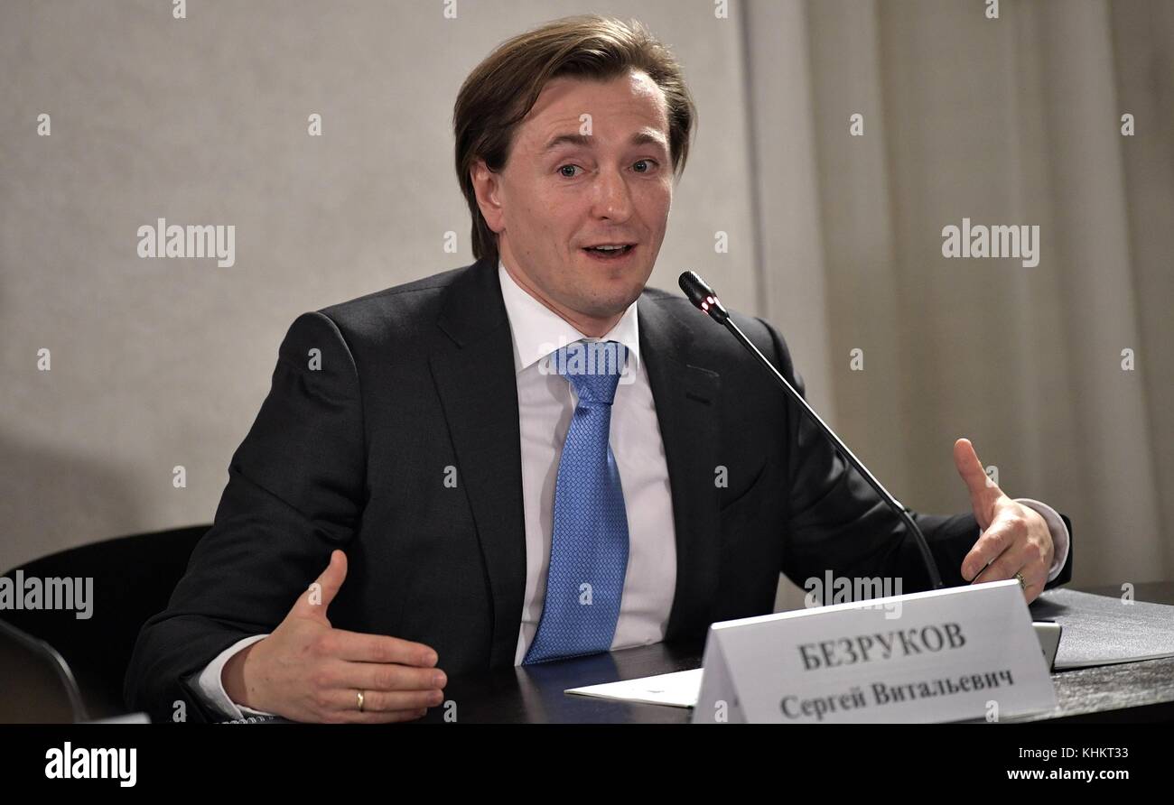 Artistic Director of the Moscow Gubernsky Theater Sergei Bezrukov ...