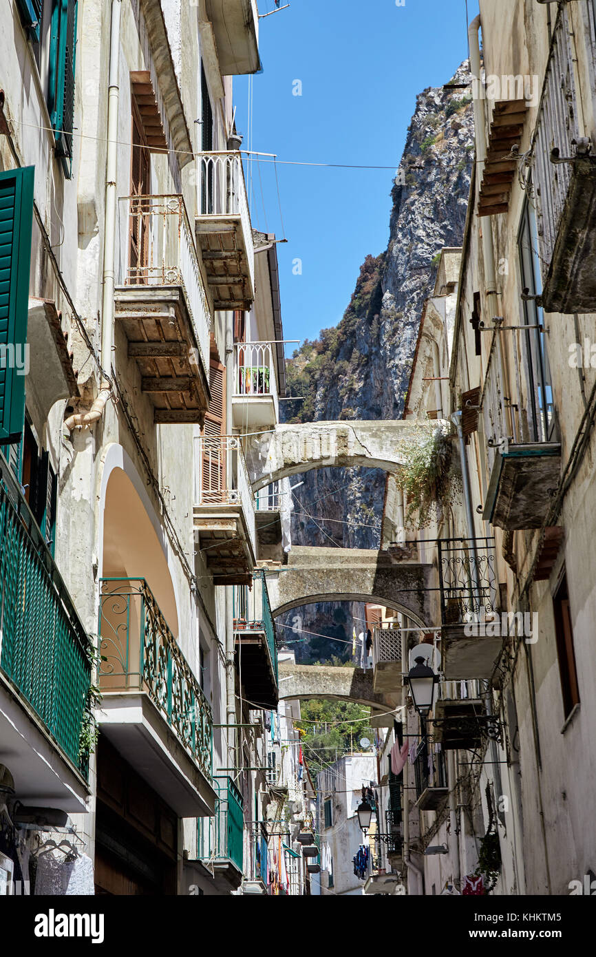 Main square positano hi-res stock photography and images - Alamy