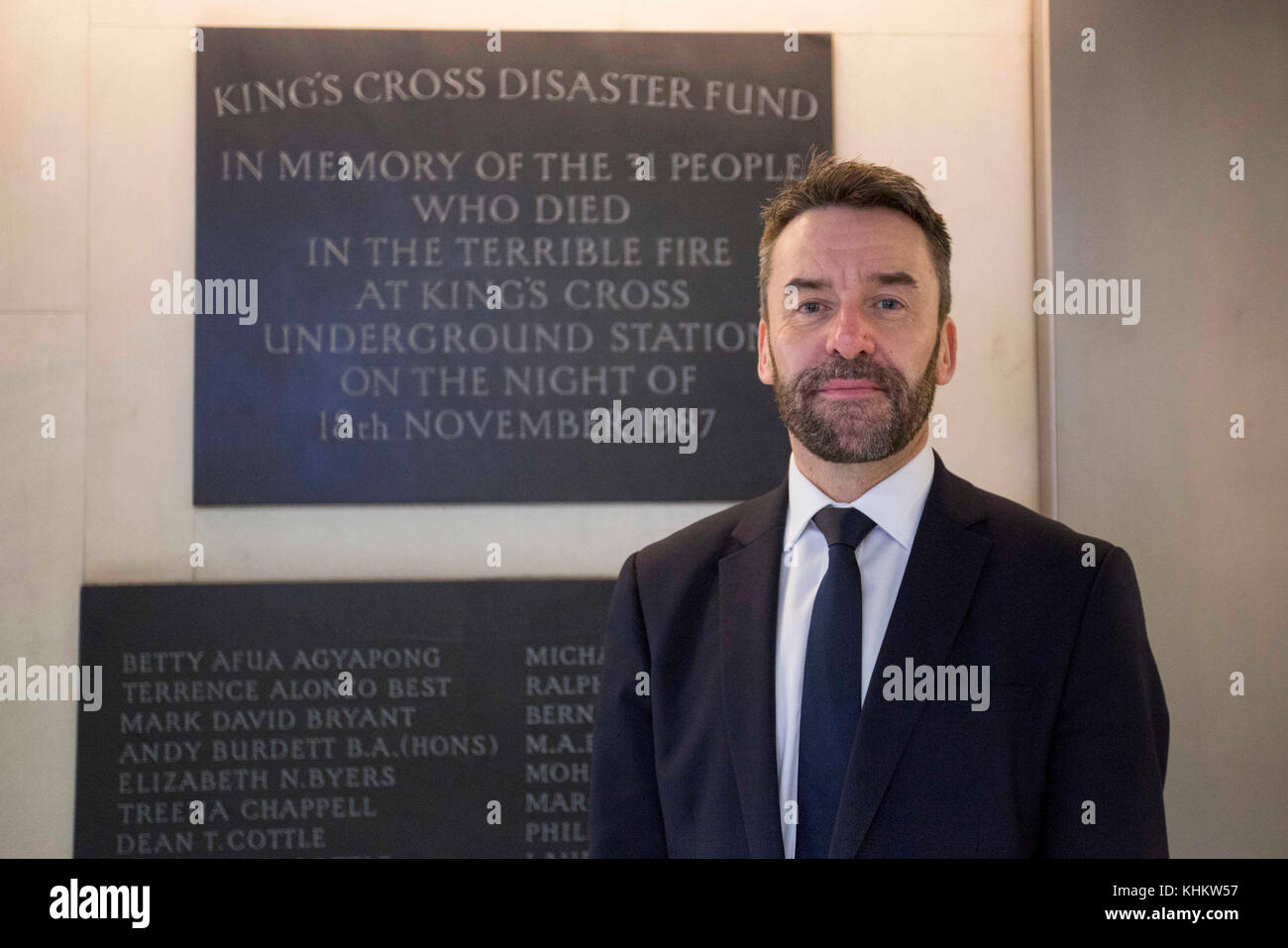 Managing Director of London Underground Mark Wild stands in front of a ...