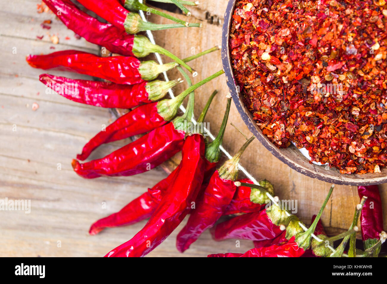 Crushed whole peppers hi-res stock photography and images - Alamy