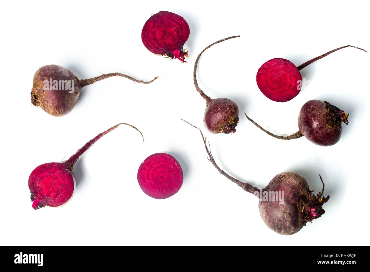 Raw beet root isolated on white background Stock Photo - Alamy