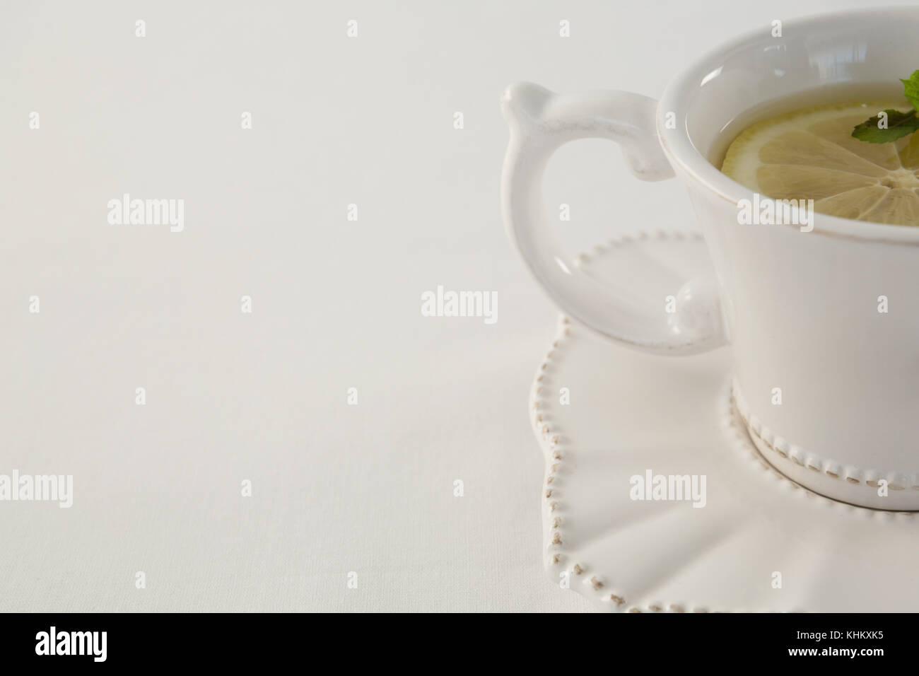 Close-up of lemon tea in a cup Stock Photo - Alamy