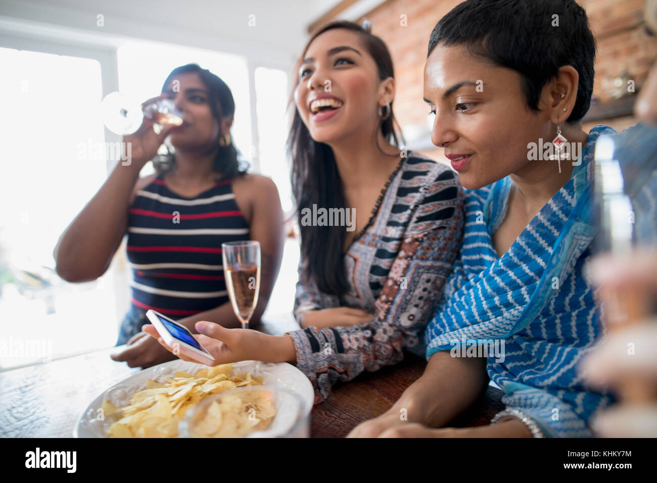Young women at a party Stock Photo - Alamy