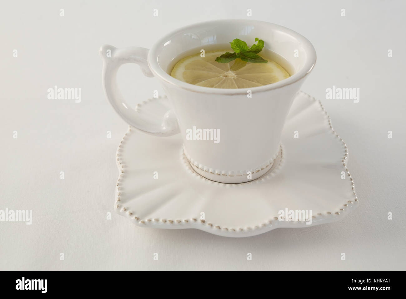 Close-up of lemon tea in a cup Stock Photo - Alamy