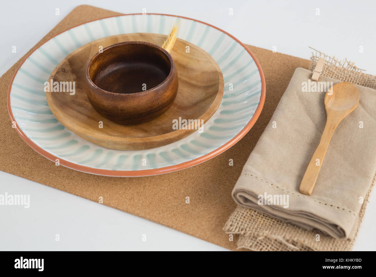 Overhead classic table setting hi-res stock photography and images - Alamy