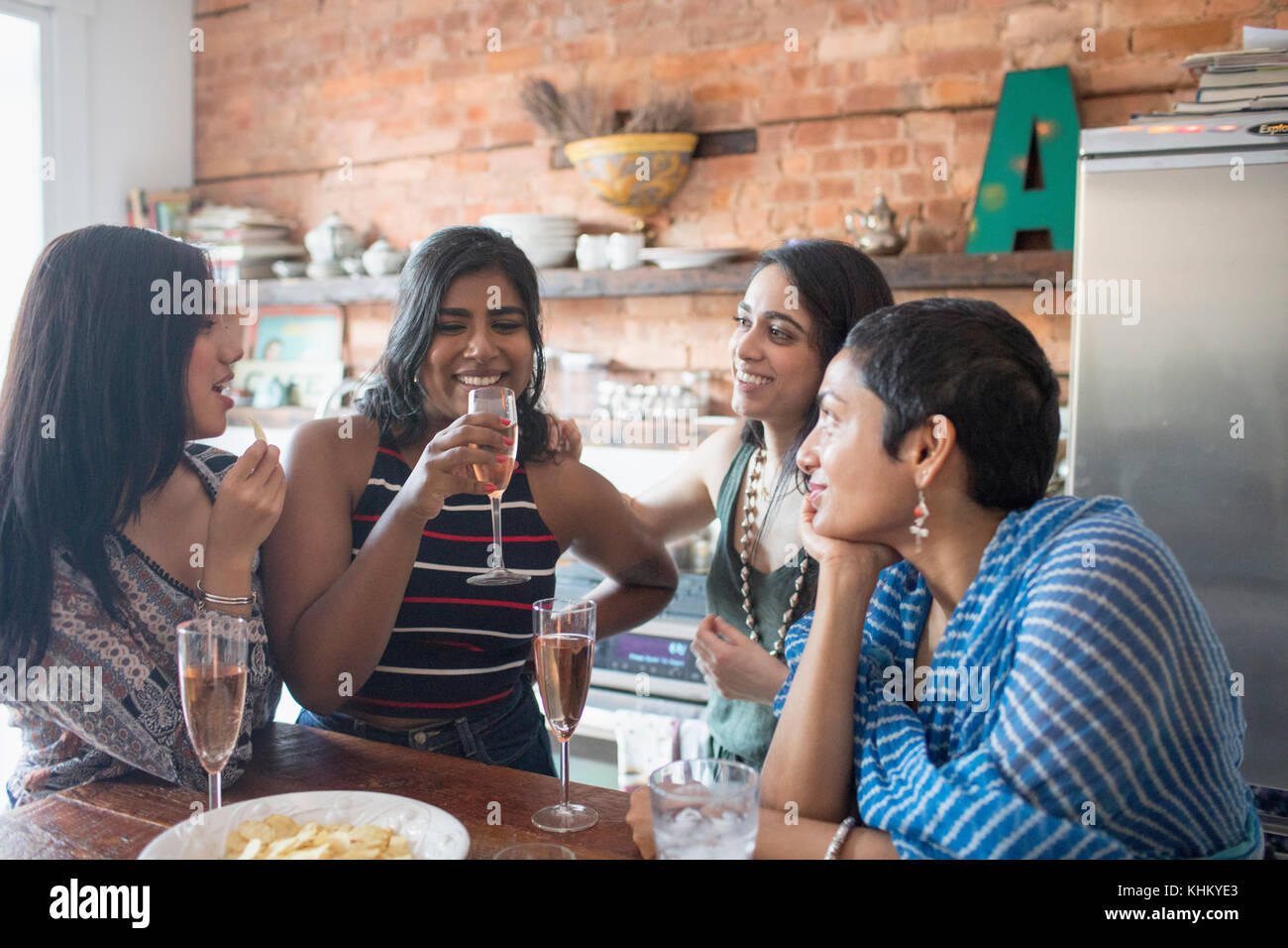 Young women at a party Stock Photo - Alamy