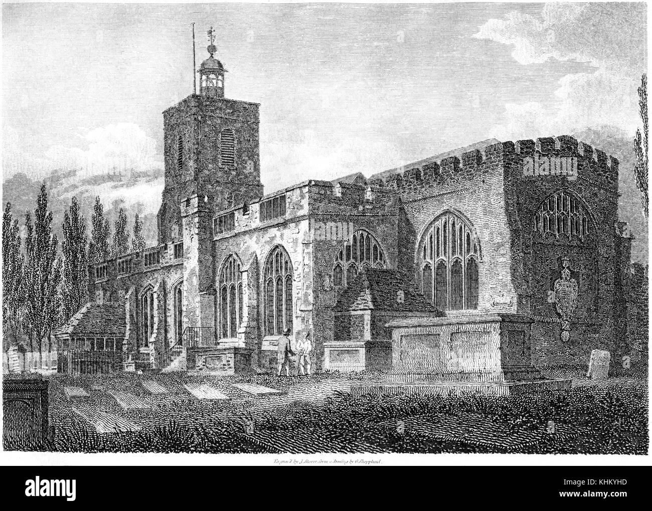 London churchyard 19th century hi-res stock photography and images - Alamy