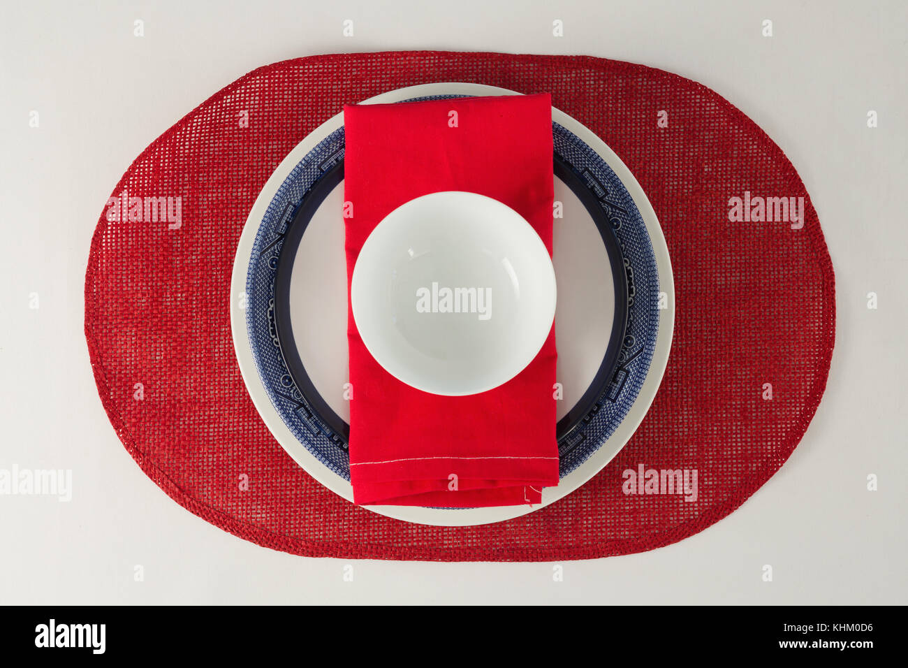 Overhead elegant table setting hi-res stock photography and images - Alamy