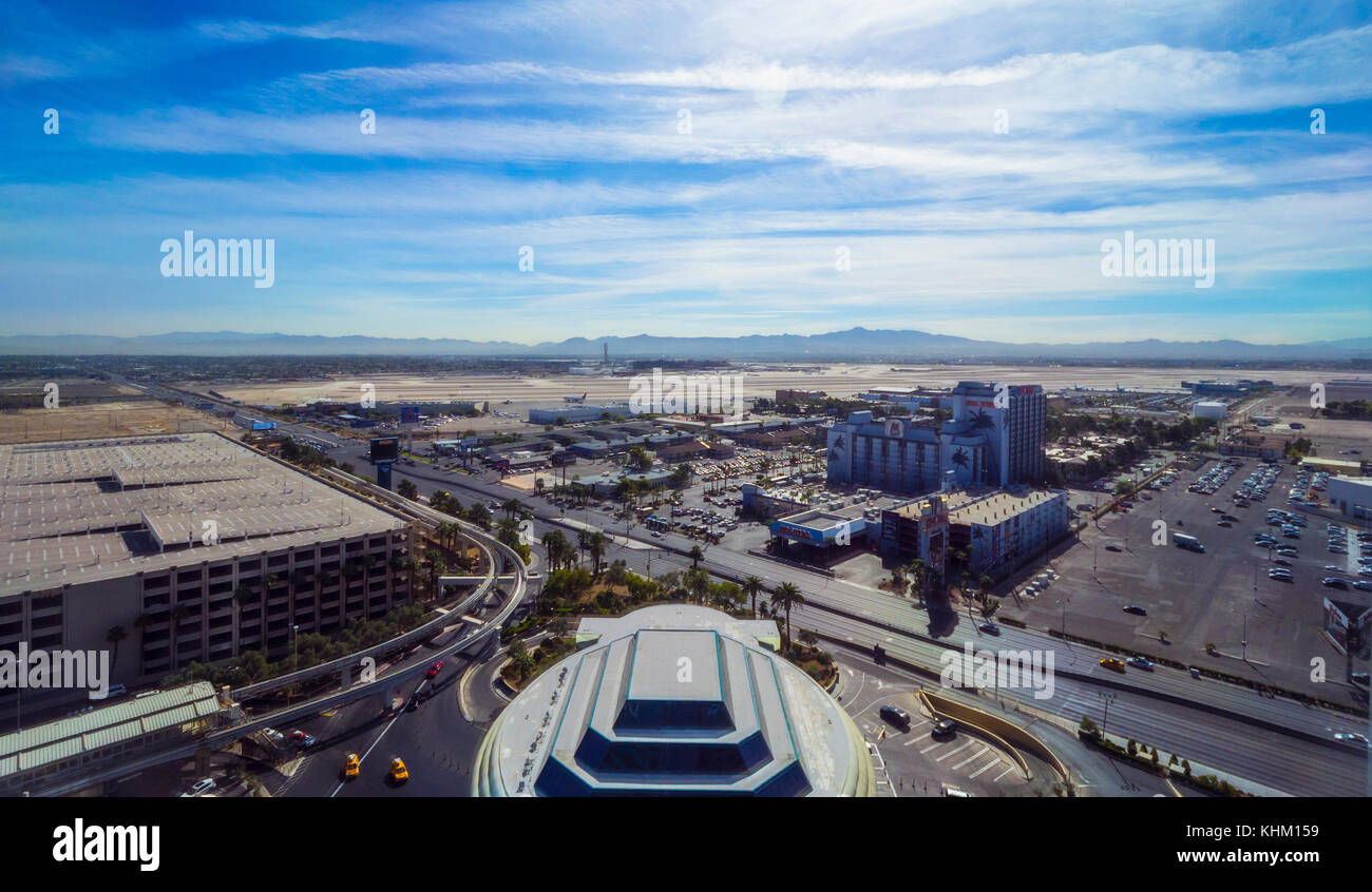 McCarran Airport Las Vegas - aerial view - LAS VEGAS / NEVADA - OCTOBER ...