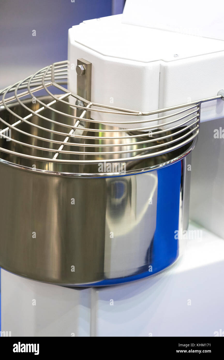 Industrial electric machine knead dough for baking in bakeries Stock ...