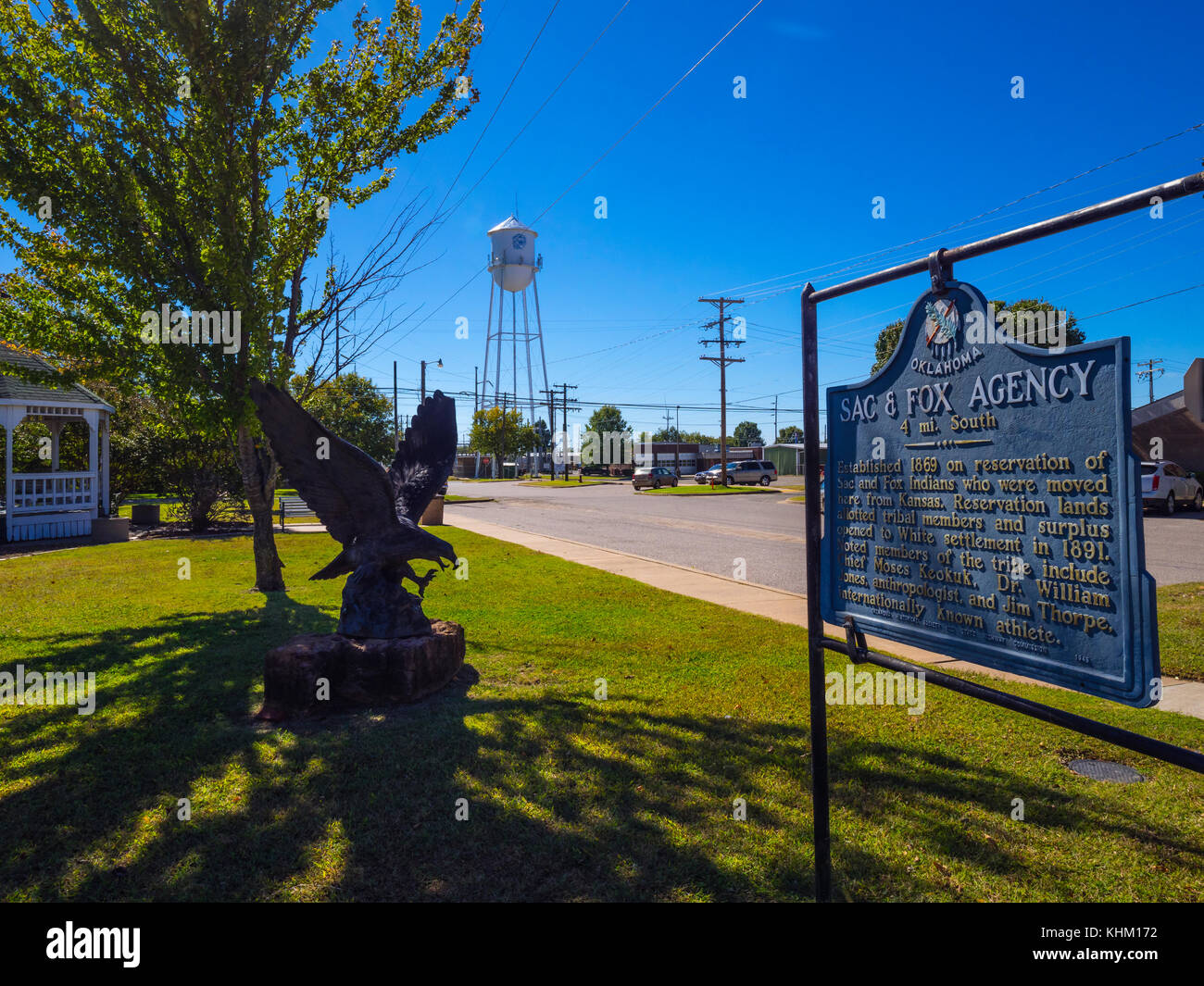 Sign Sac and Fox Agency Oklahoma at Route66 - STROUD / OKLAHOMA ...