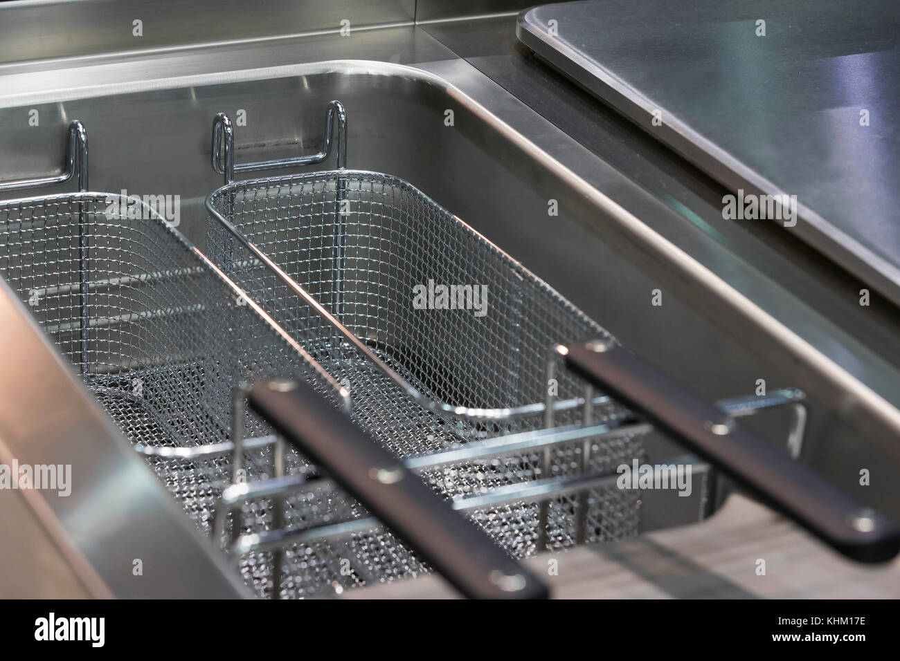 Deep frying surface for cooking in oil Stock Photo - Alamy