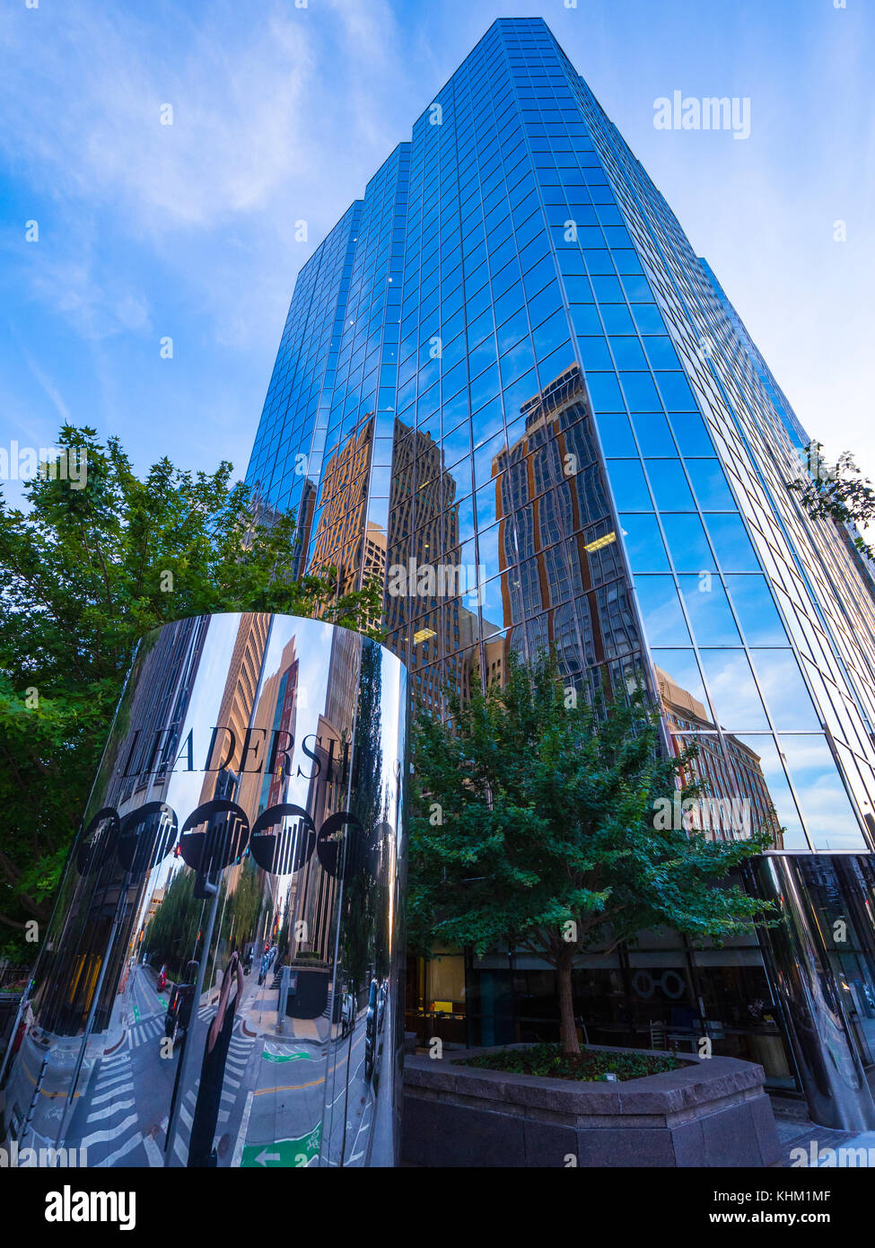 The modern office buildings at Oklahoma City Downtown area - OKLAHOMA ...