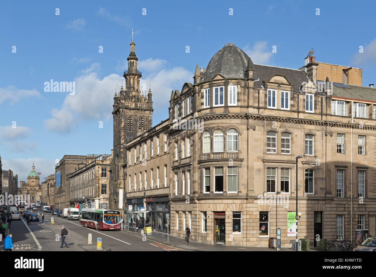 George IV Bridge with Augustine United Church, Edinburgh, Scotland ...