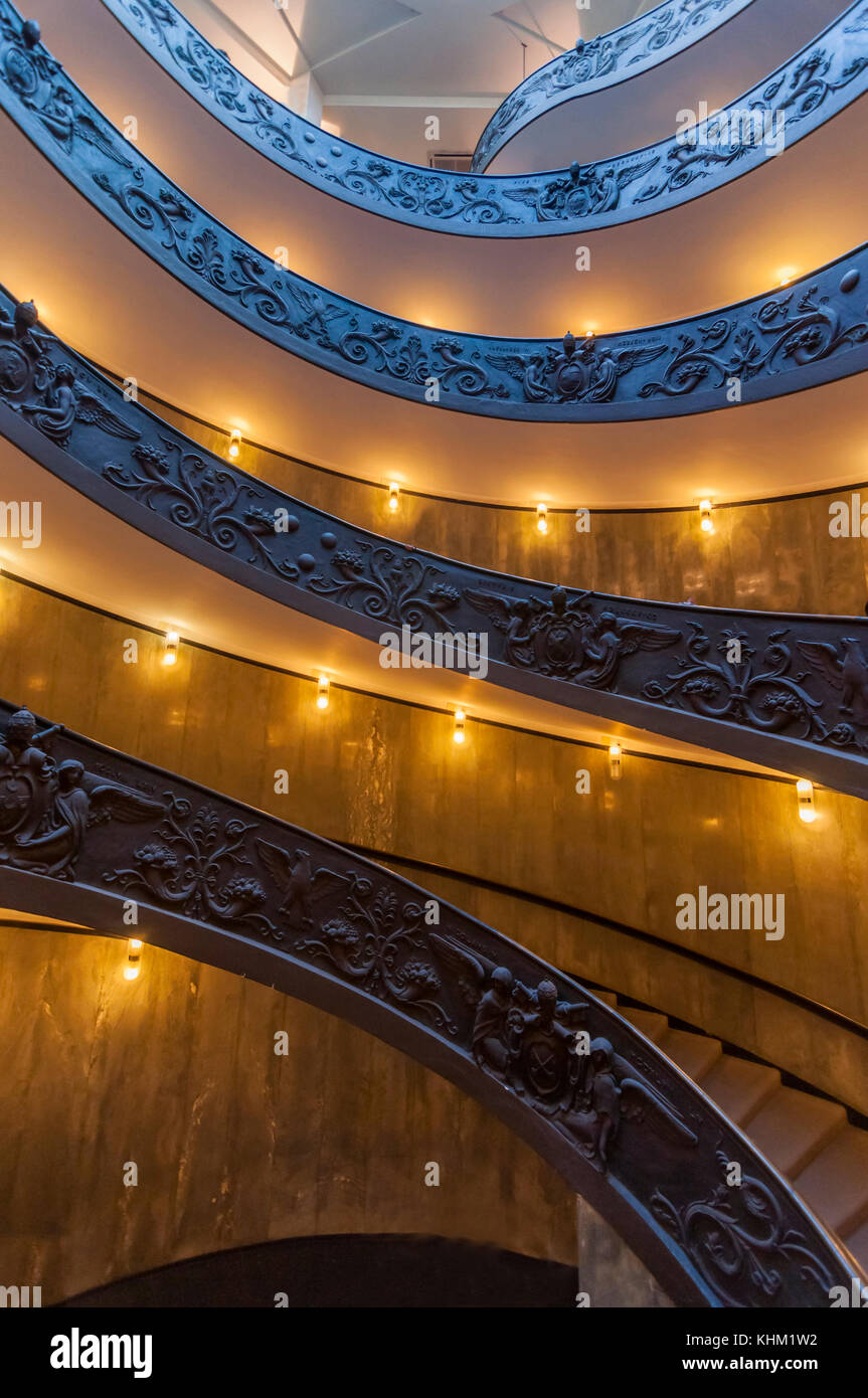 Bramante Staircase In Vatican City Stock Photo - Alamy