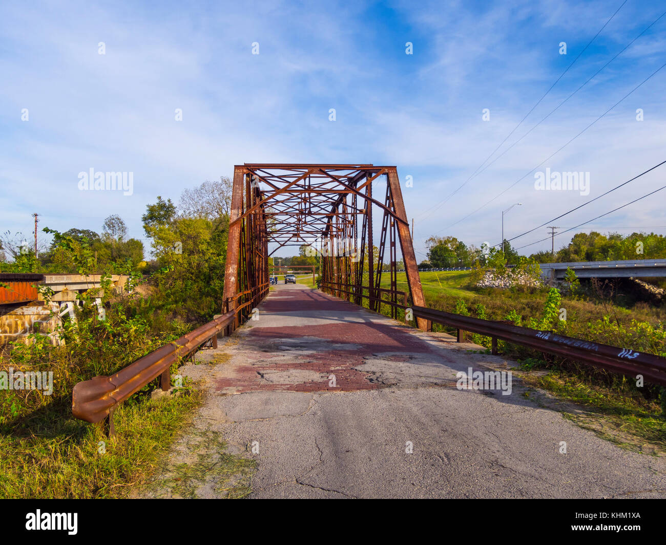 Original Route 66 Bridge from 1921 in Oklahoma - JENKS / OKLAHOMA ...