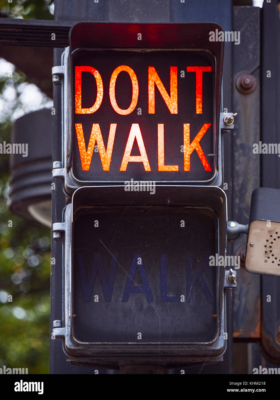 Walk - Dont Walk old traffic lights in Tulsa Downtown - TULSA ...
