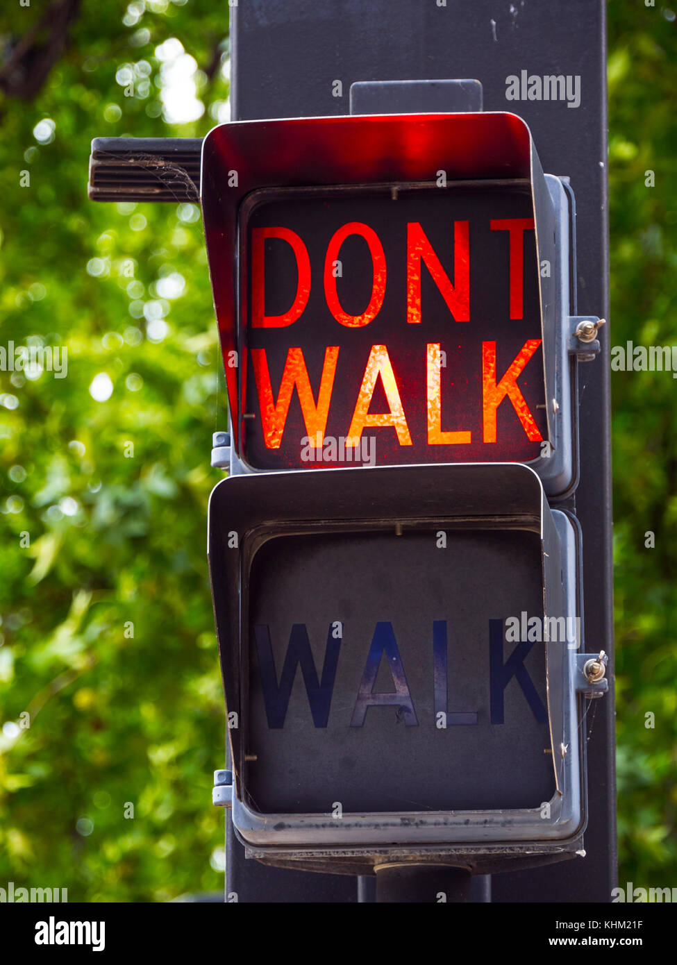 Walk - Dont Walk old traffic lights in Tulsa Downtown - TULSA ...