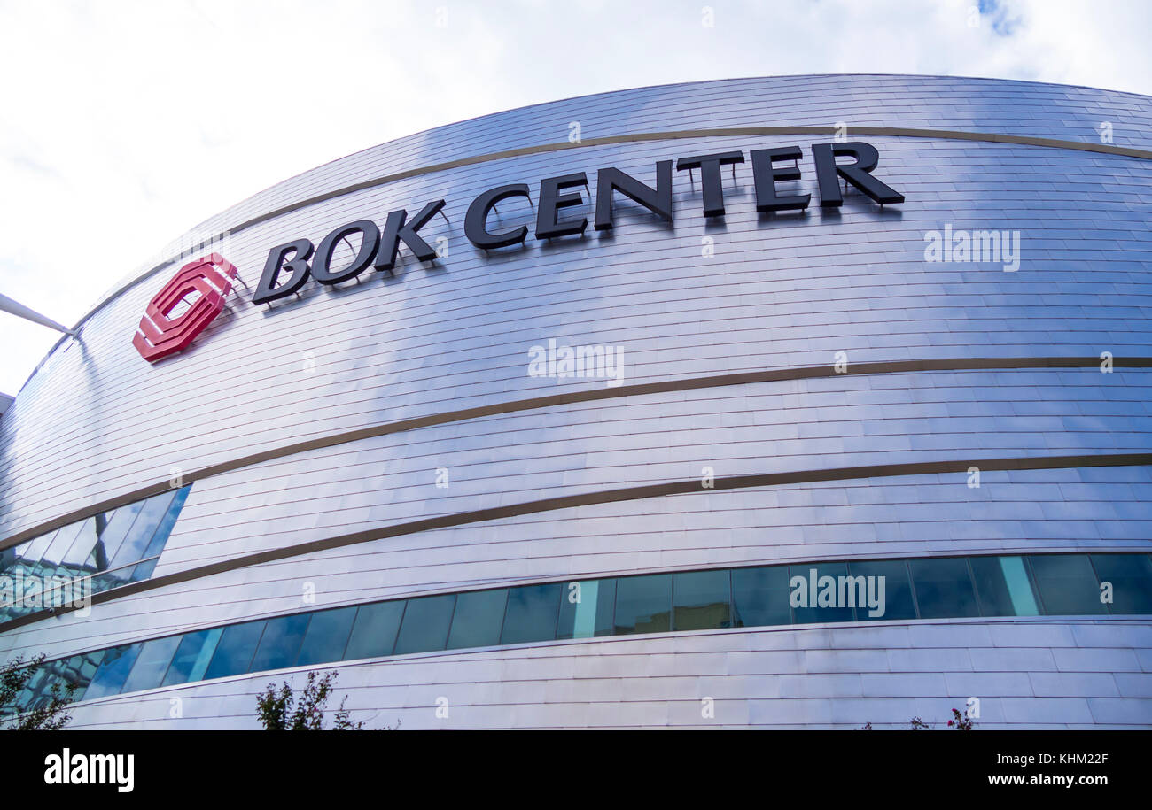 Famous Bok Center in Tulsa Downtown - TULSA / OKLAHOMA - OCTOBER 17 ...