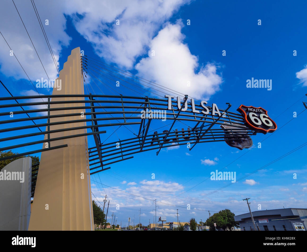 Tulsa route 66 gate hi-res stock photography and images - Alamy