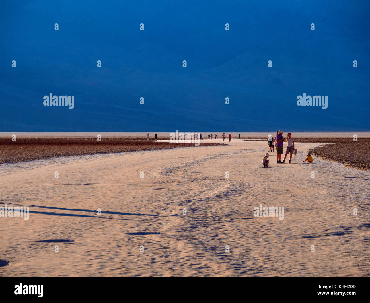 Walking on famous badwater salt hi-res stock photography and images - Alamy