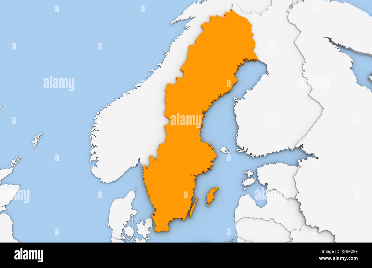 Map Of Sweden Stock Photos & Map Of Sweden Stock Images - Alamy