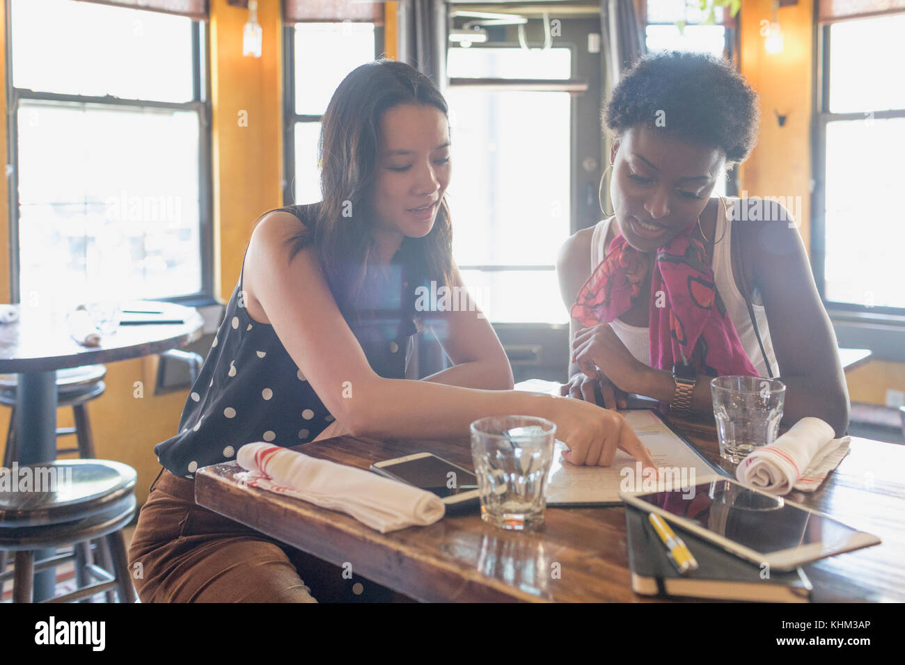 Friends having lunch together Stock Photo - Alamy