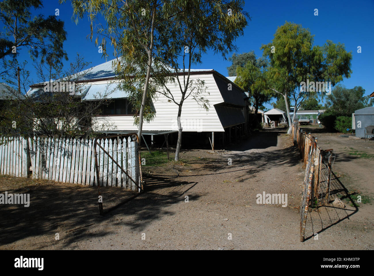 Historic old house, Winton, Outback Queensland, Australia Stock Photo ...
