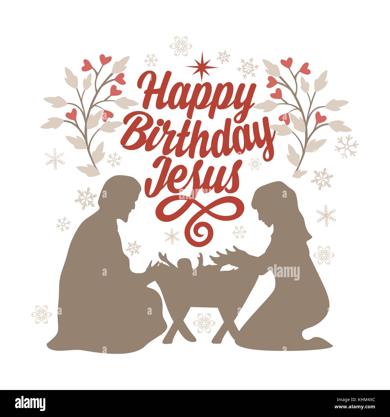 Happy Birthday Jesus Cut Out Stock Images & Pictures - Alamy