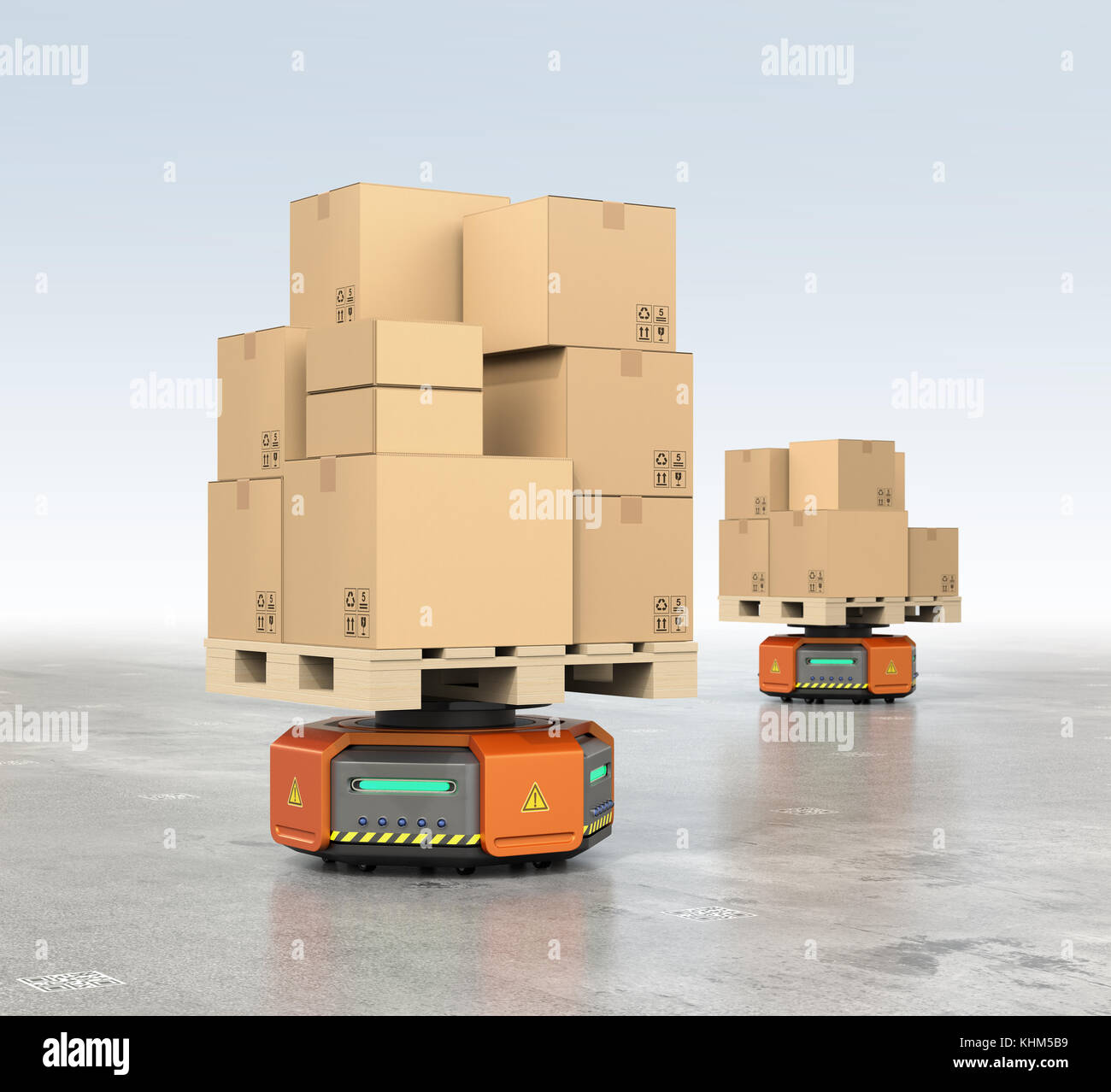 Robot pallet hi-res stock photography and images - Alamy
