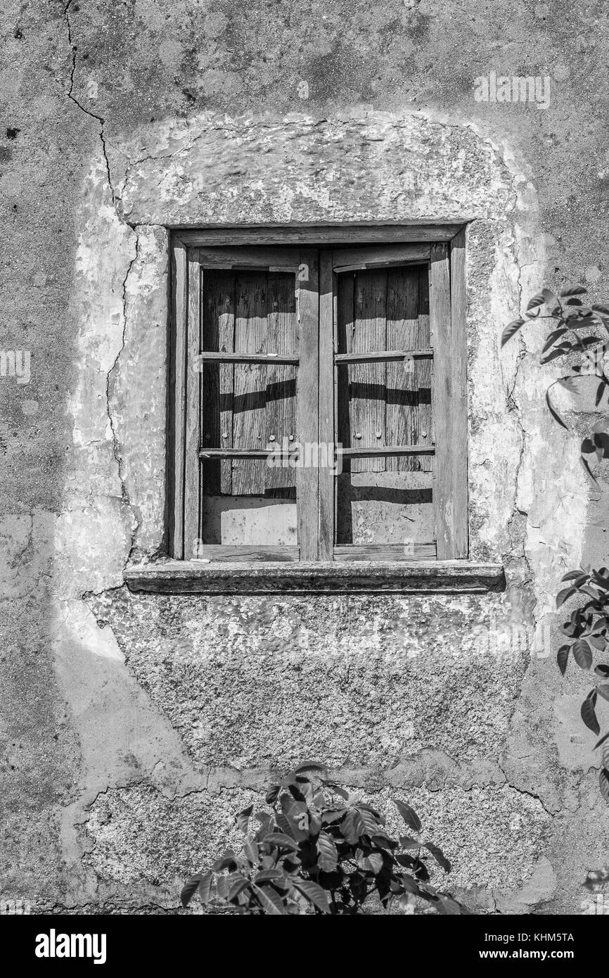 Black painted window Black and White Stock Photos & Images - Alamy