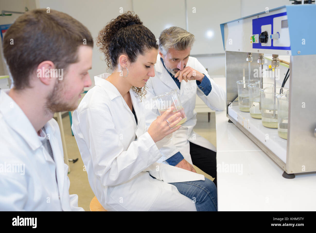 science research project Stock Photo - Alamy