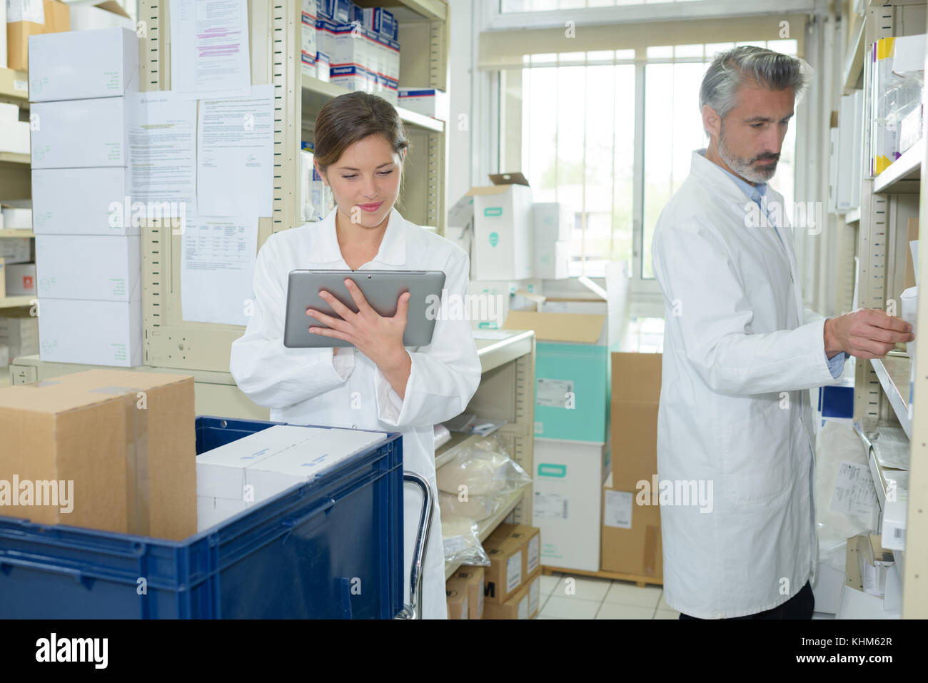 medical supplies staff Stock Photo - Alamy