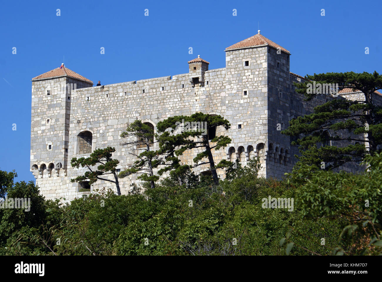 Castle Nehai and forest in Senj, Croatia Stock Photo - Alamy