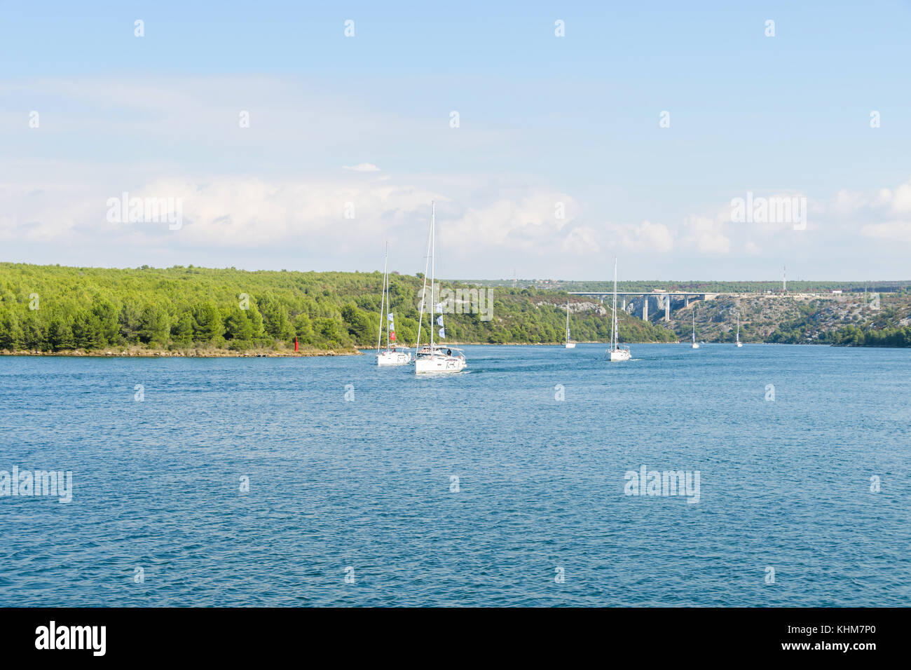 Summer sailing regatta sea aerial hi-res stock photography and images ...