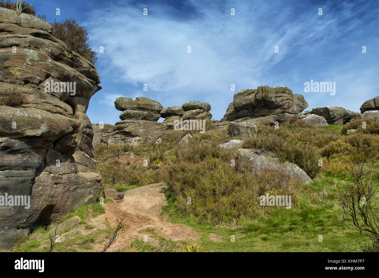 Famous brimham rocks hi-res stock photography and images - Alamy