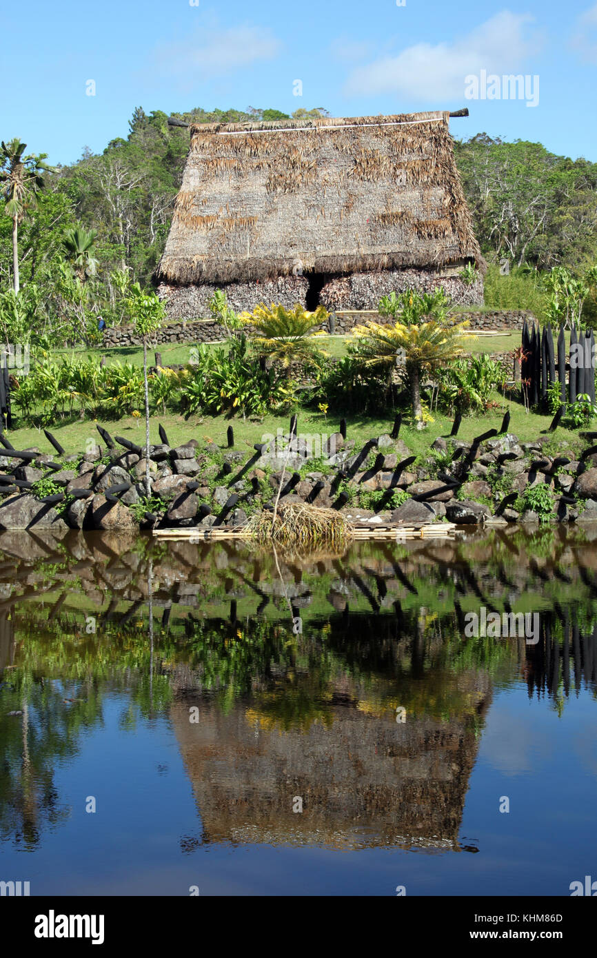 Old traditional house on the hill and river, Fiji Stock Photo - Alamy
