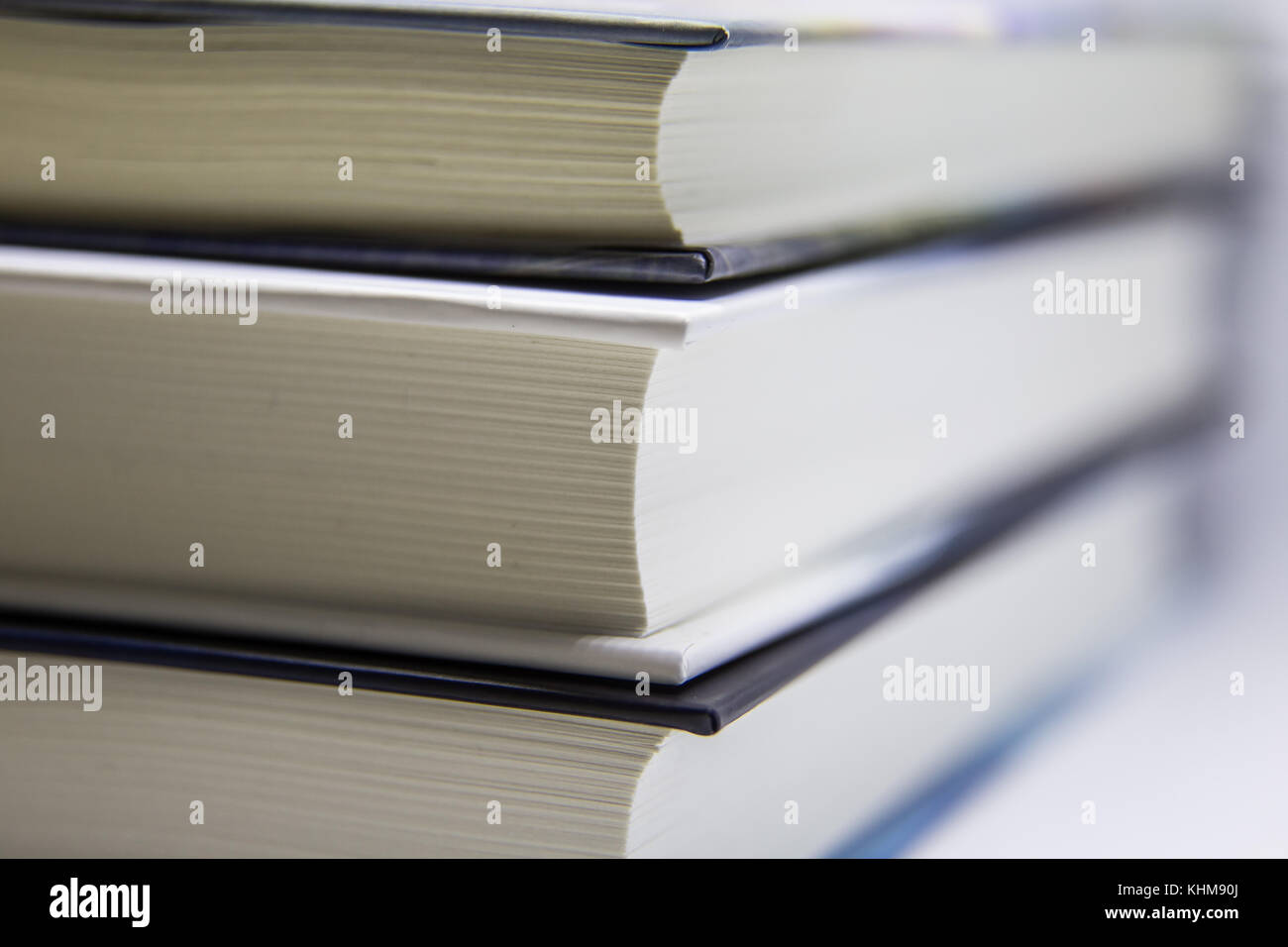 A beautiful closeup of a book. Stack of books. Shallow depth of field ...