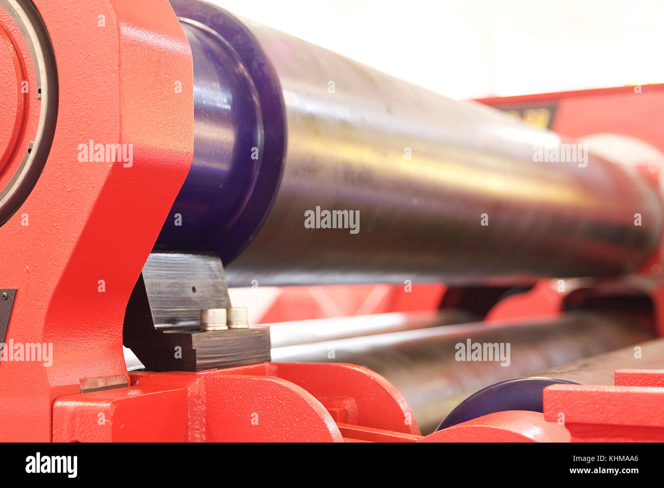 Various metal elements of rolls of rolling mills, machine tools Stock ...