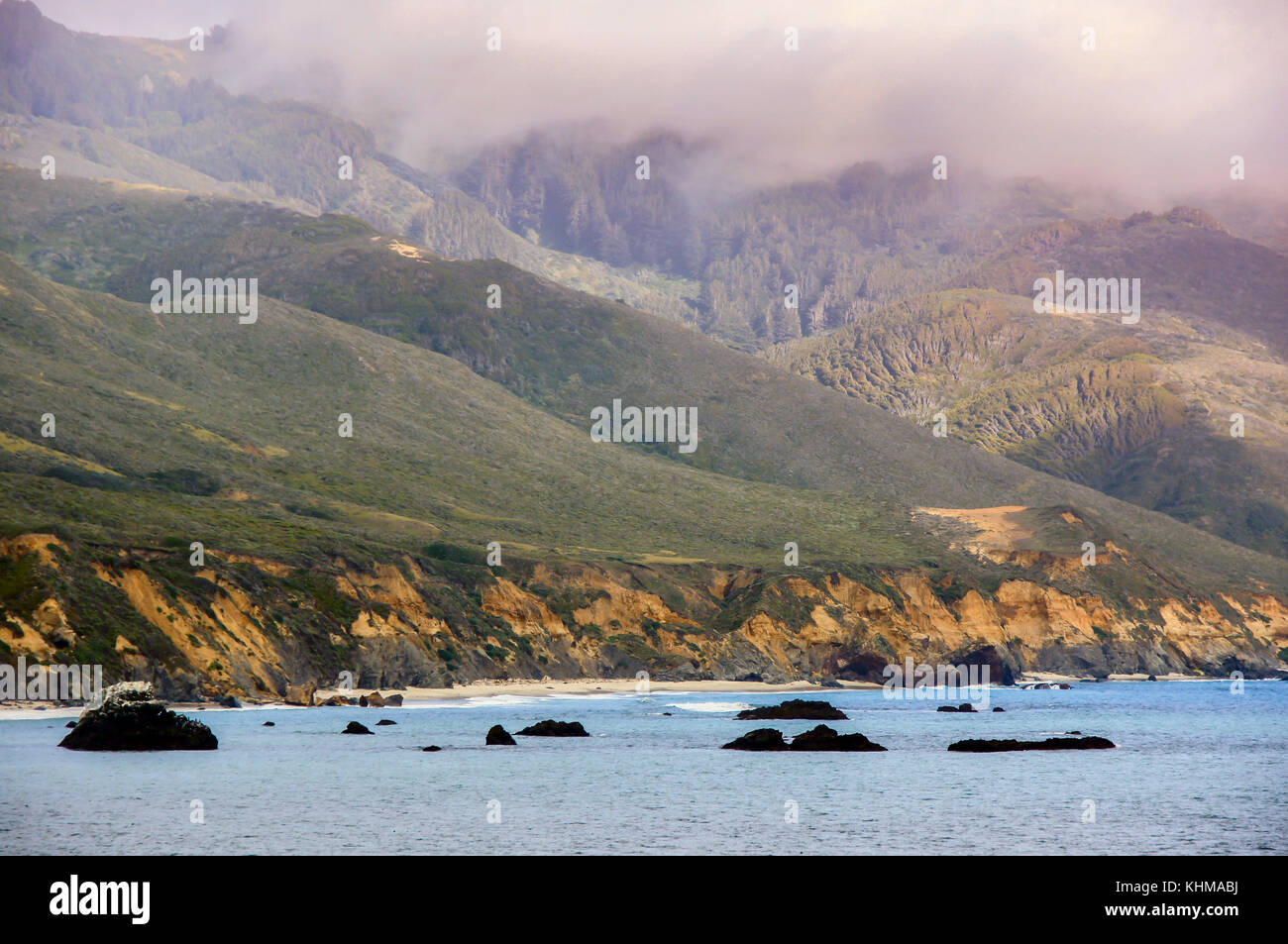 Colors of Big Sur Coast Stock Photo - Alamy
