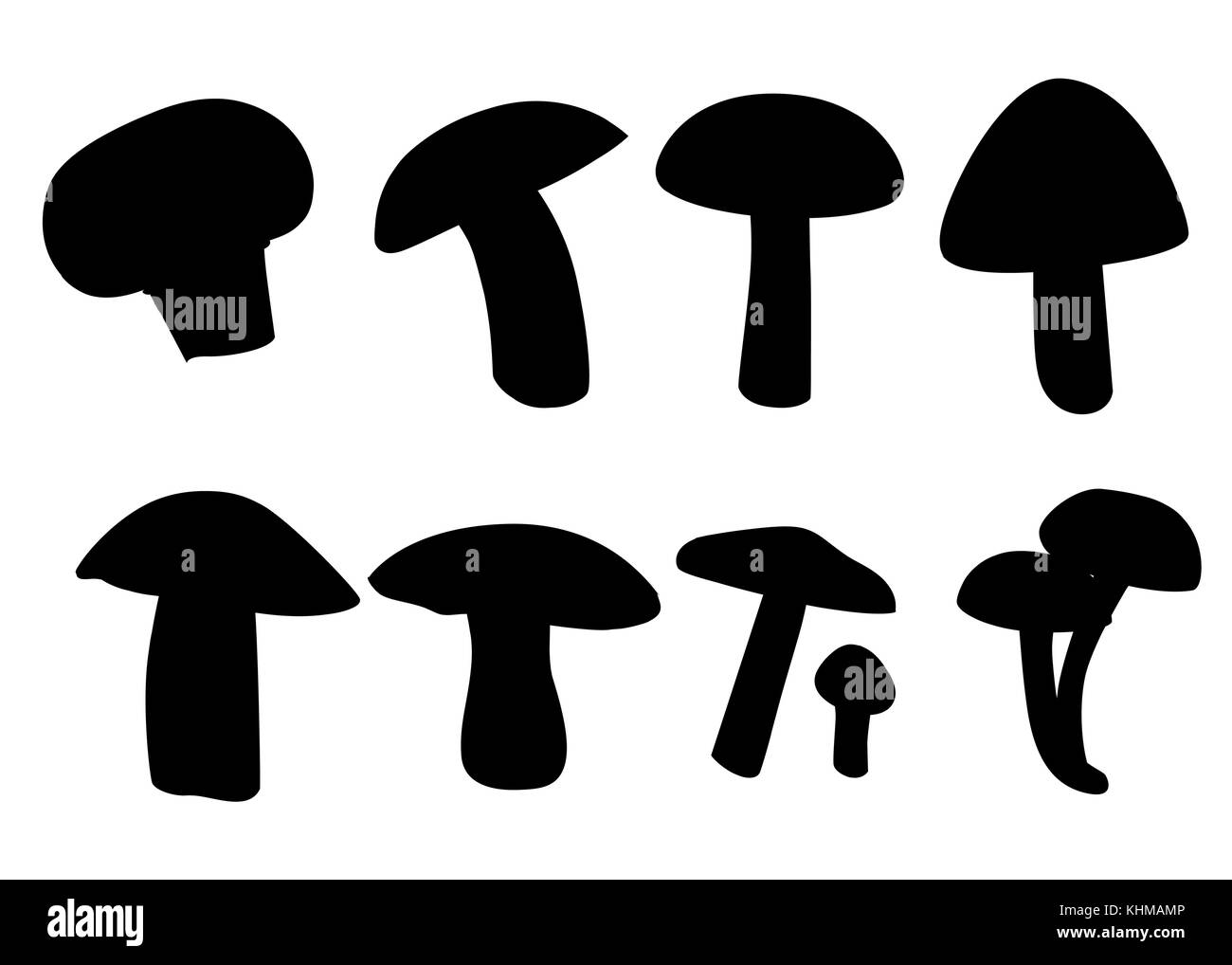 Fleshy fungi Stock Vector Images - Alamy