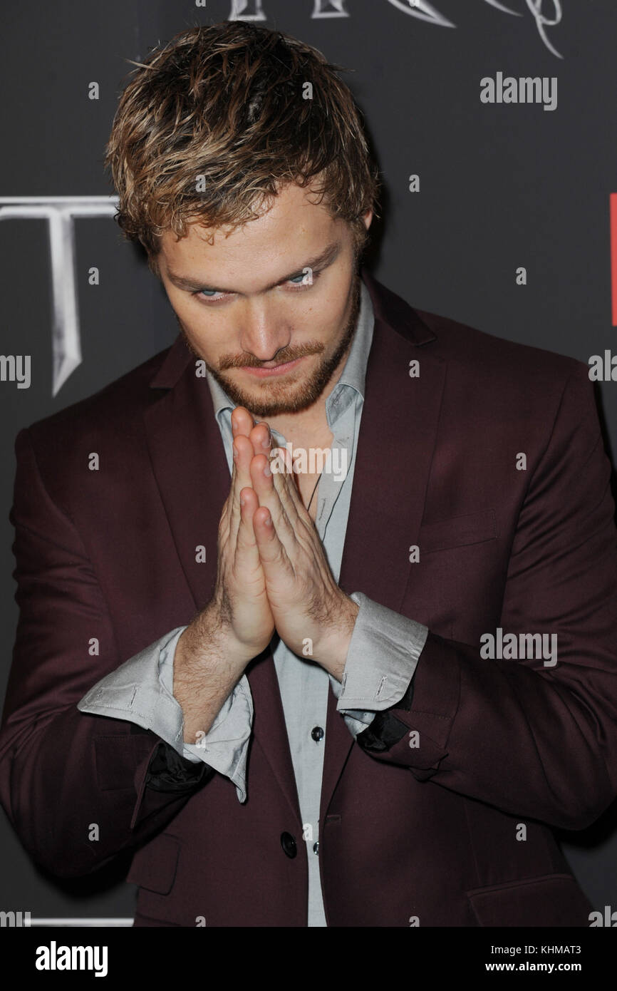 NEW YORK, NY - MARCH 15: Finn Jones attends Marvel's 'Iron Fist' New ...