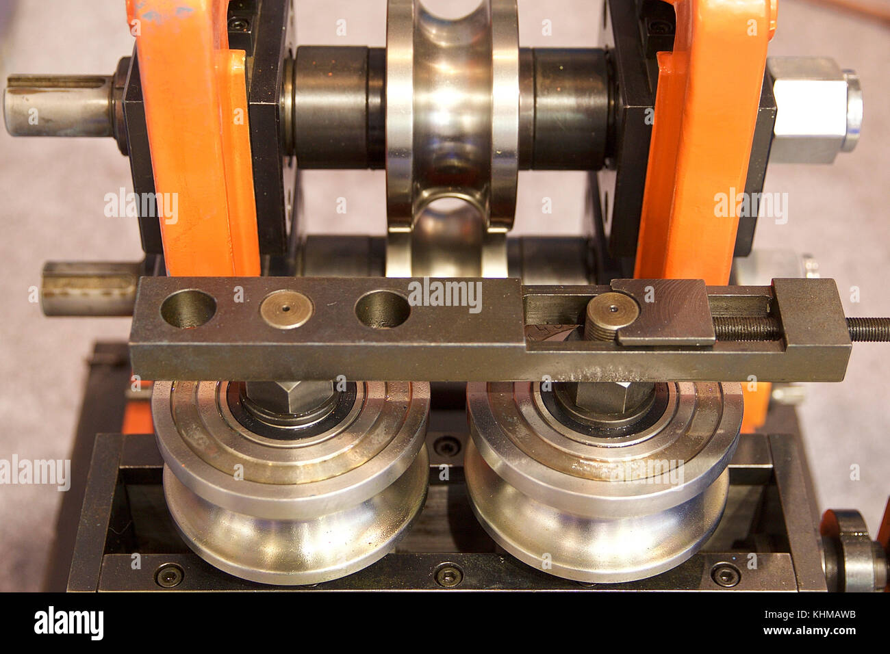 Various metal elements of rolls of rolling mills, machine tools Stock ...