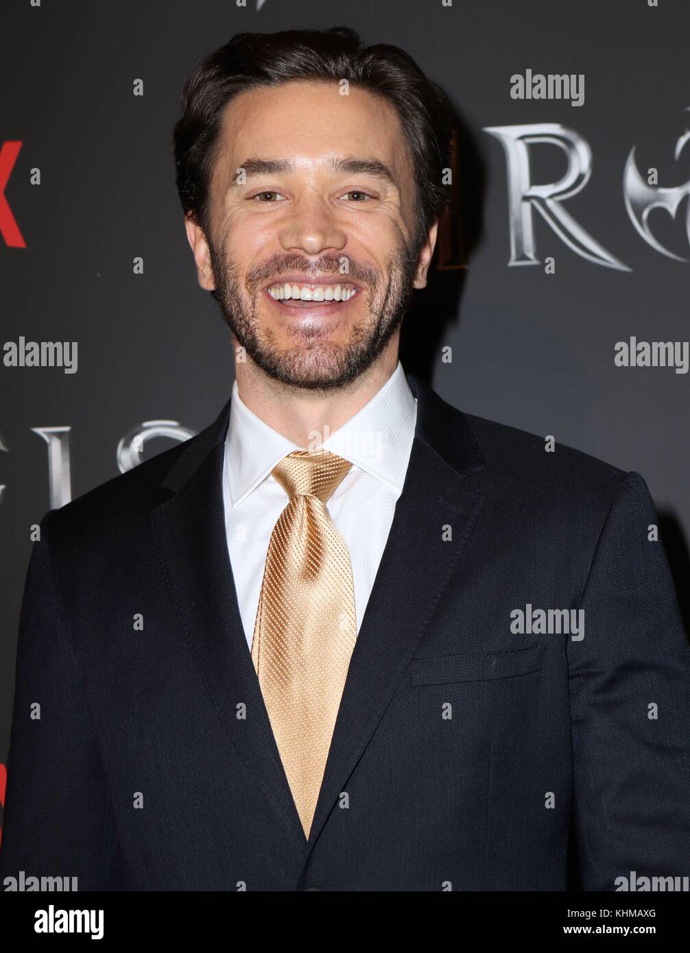 NEW YORK, NY - MARCH 15: Tom Pelphrey attends Marvel's 'Iron Fist' New ...