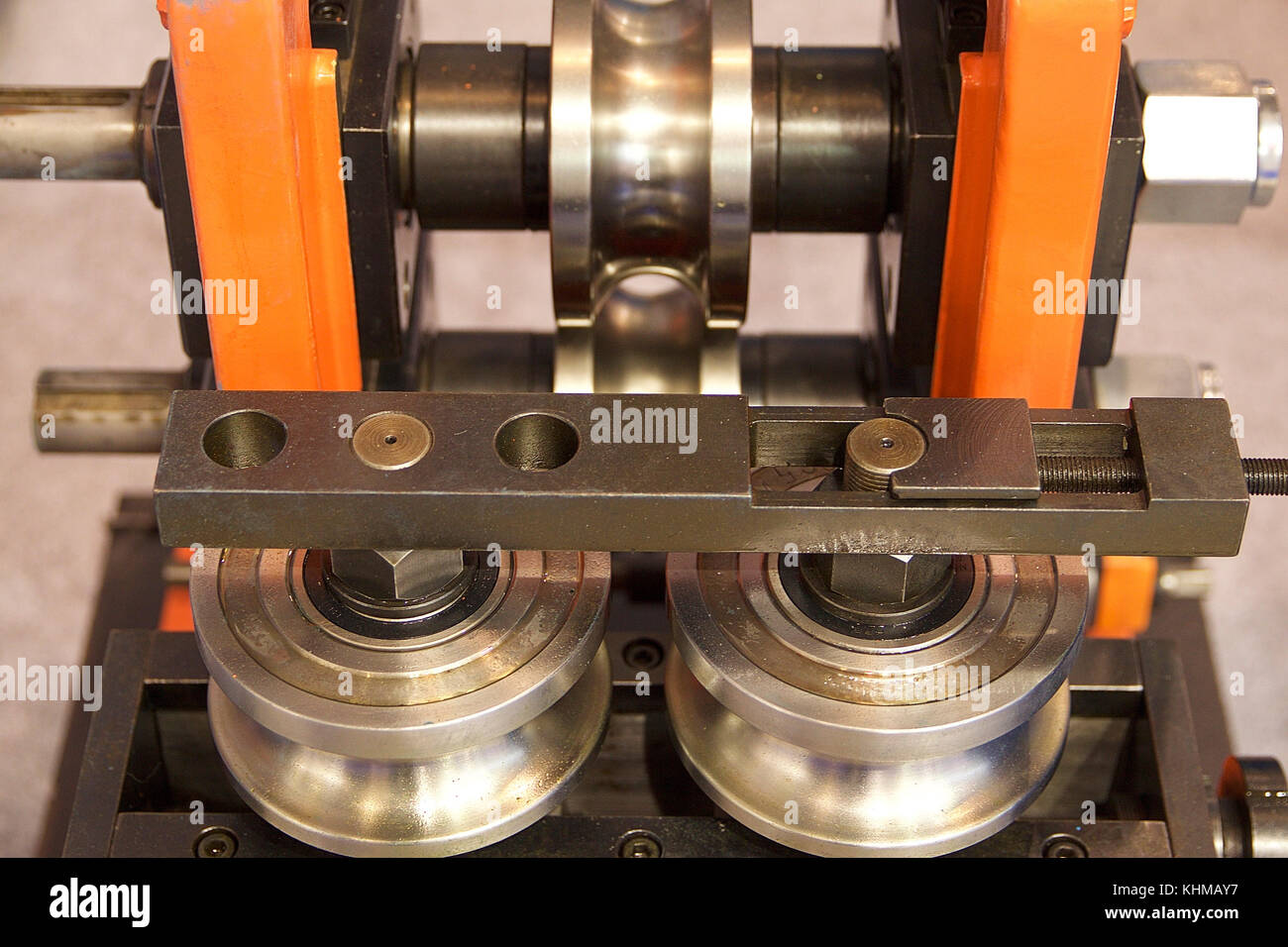 Various metal elements of rolls of rolling mills, machine tools Stock ...