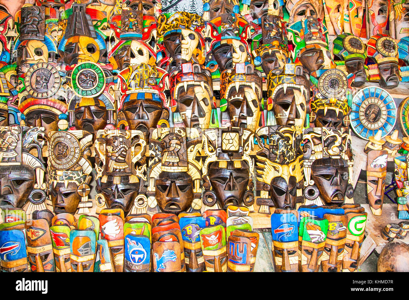 Mayan wood craft hi-res stock photography and images - Alamy