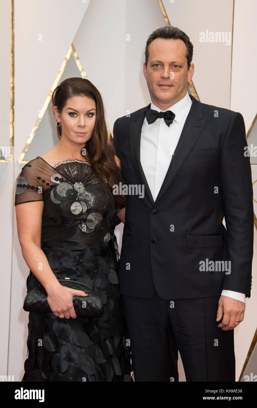 HOLLYWOOD, CA - FEBRUARY 26: Kyla Weber and Vince Vaughn attends the ...