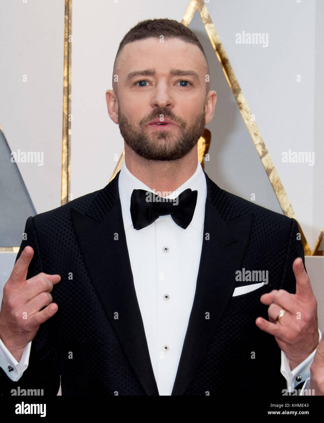 HOLLYWOOD, CA - FEBRUARY 26: Max Martin, Justin Timberlake, and Karl ...